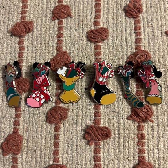 Disney | Other | Authentic 220 Disney Stocking Pins | Poshmark
